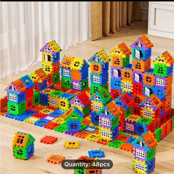 Fashion Toy | Toys | New Colorful Large House Building Blocks Window ...